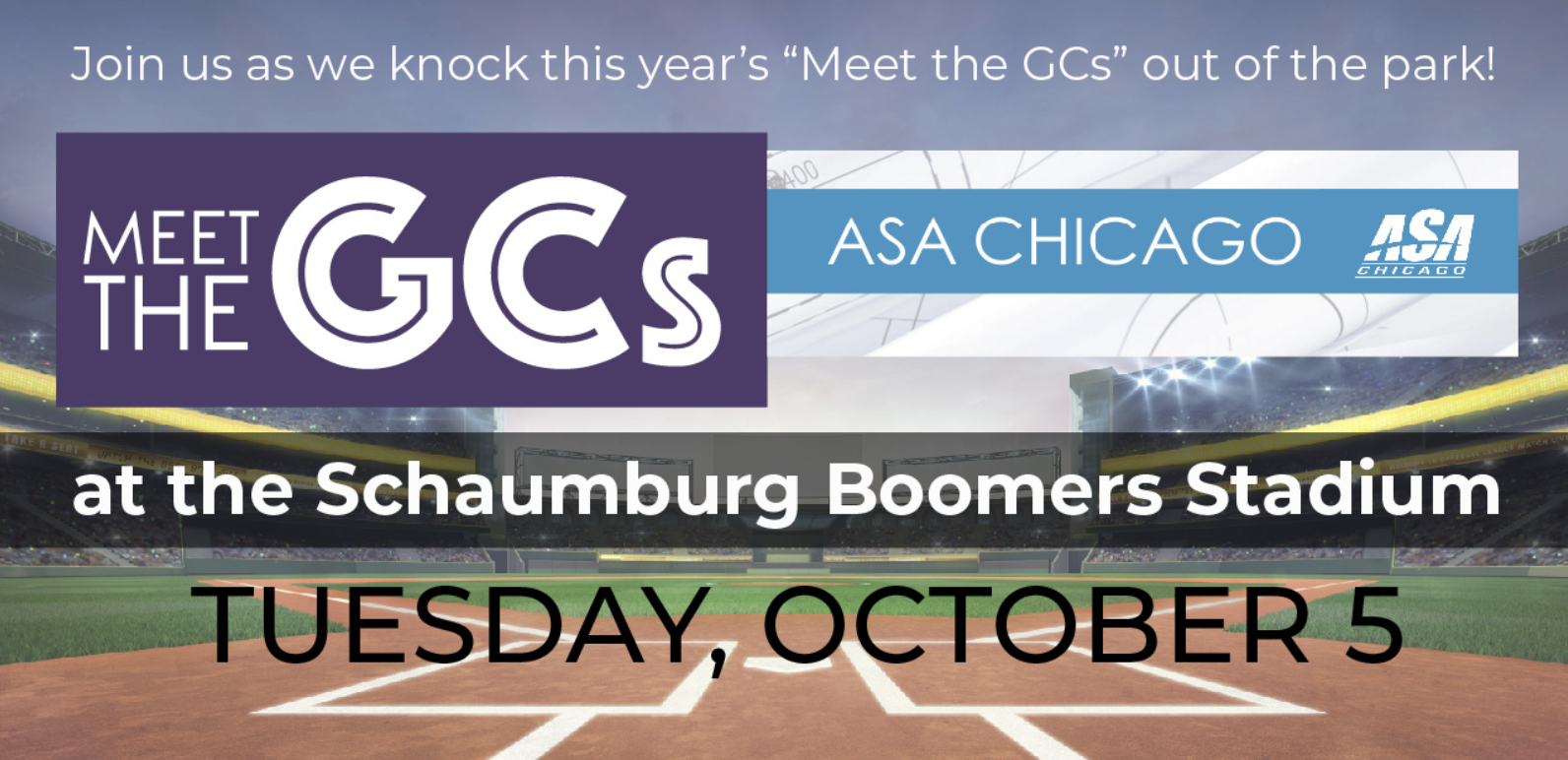 ASA Chicago - Meet the GCs at Schaumburg Boomers Stadium